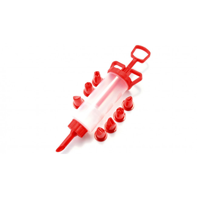 Dispozitiv cu 7 tuburi, pentru ornat tort , din plastic, 18,5cm